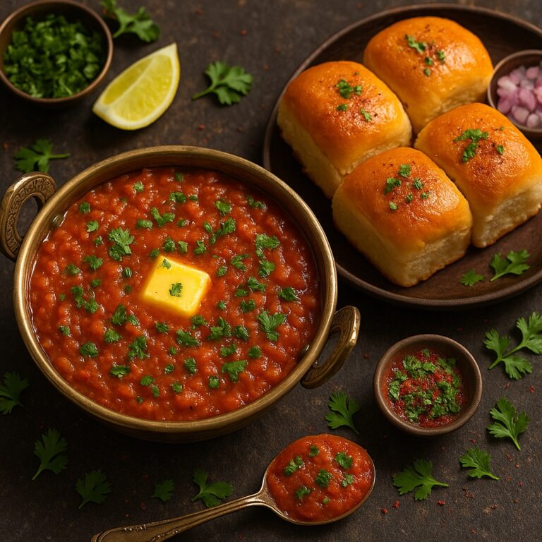 Authentic Mumbai Pav Bhaji: The Classic Butter Street Style | Natural ...